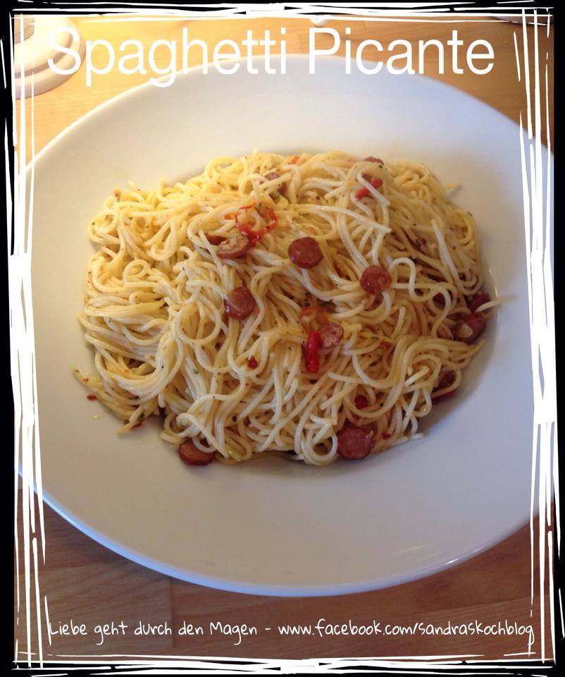 Spaghetti Picante - Sandras Kochblog