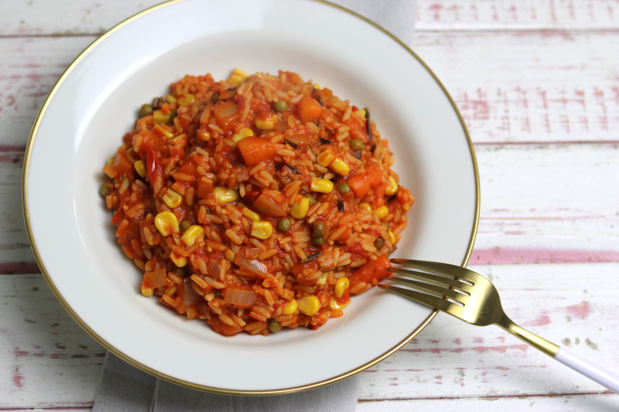 Bunter Reis One Pot - Sandras Kochblog