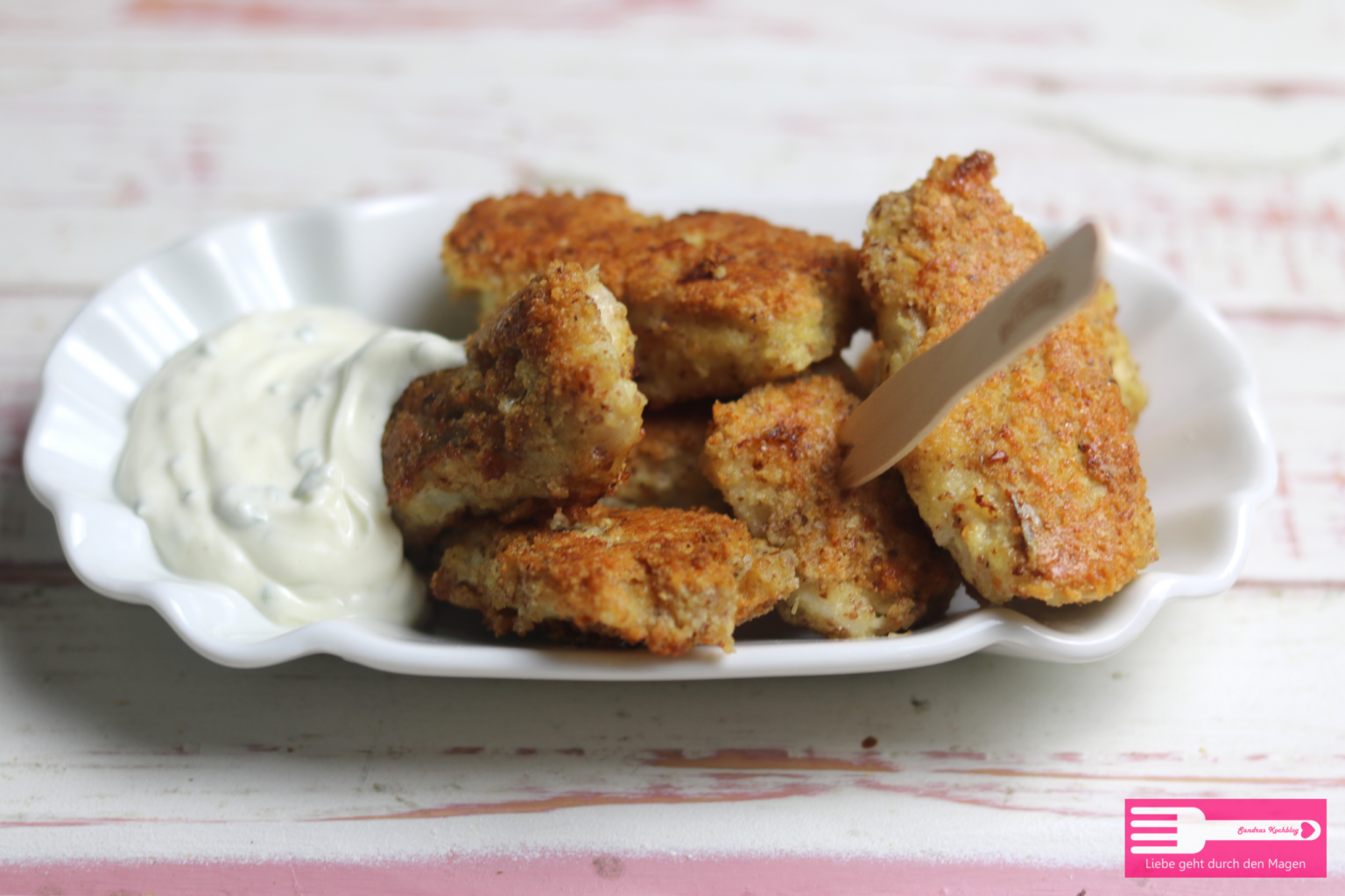 Knusprige Low Carb Fisch Nuggets - Sandras Kochblog